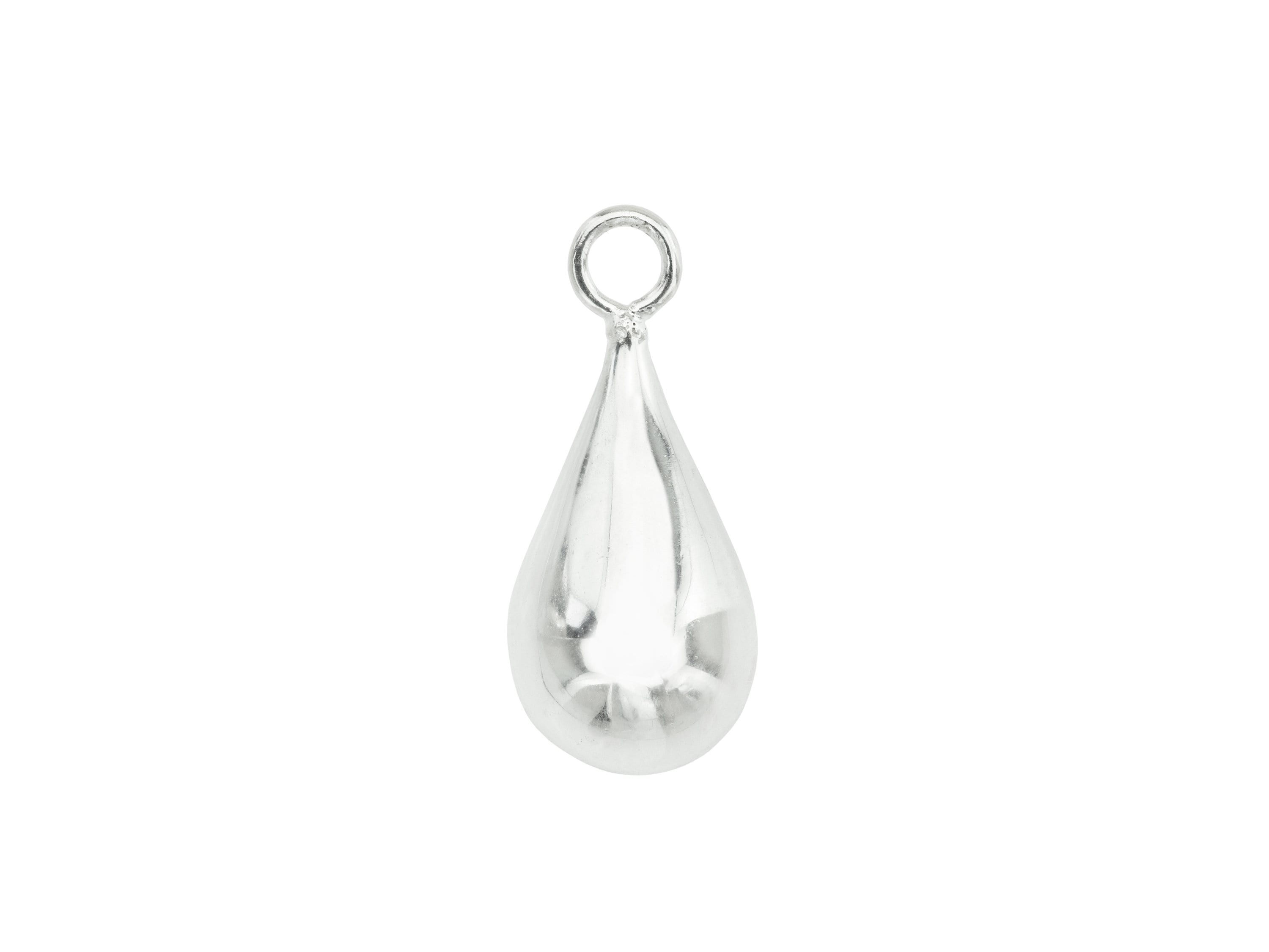 Sterling Silver Teardrop 18mm - Etsy