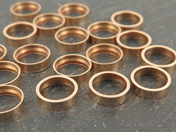 Gold Filled Round Tube Bezel Setting for Cabochon 6mm | Etsy