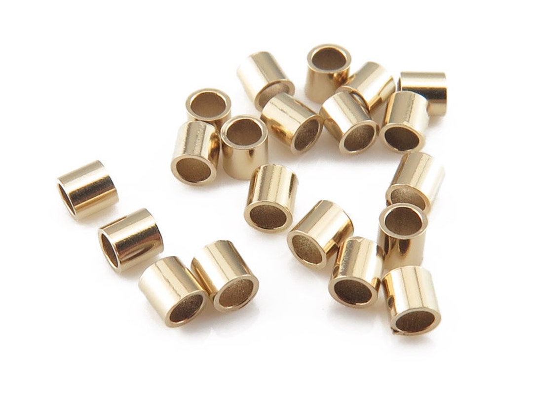 20pcs Gold Filled Crimp 2mm X 2mm - Etsy
