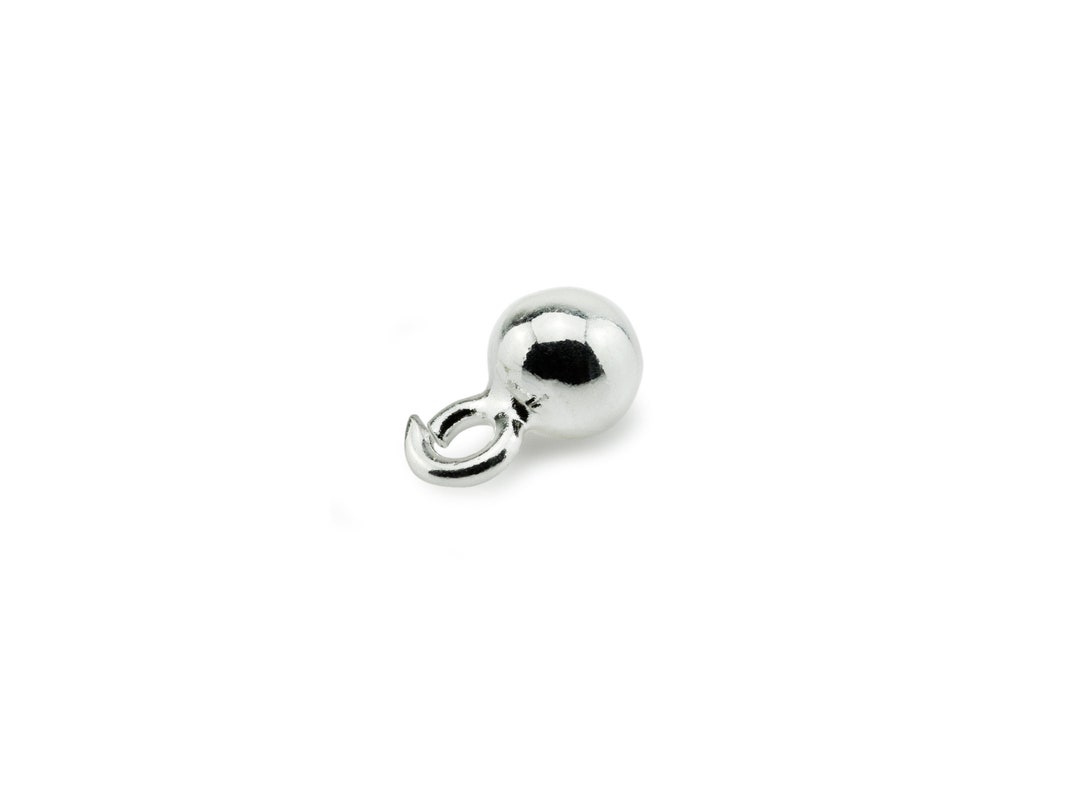 Sterling Silver Ball Charm 4mm - Etsy UK