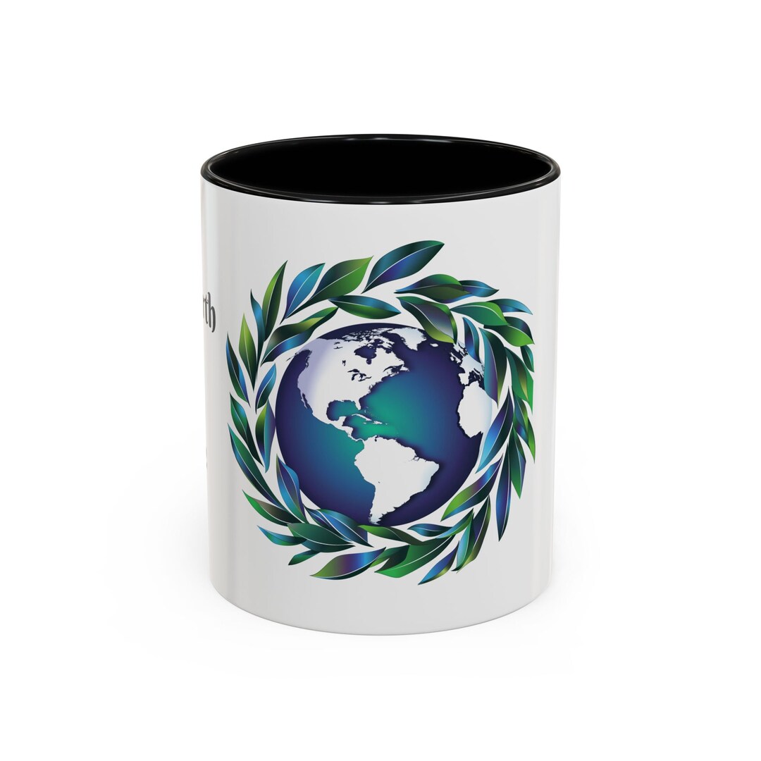 Earth Day Mug: Eco-friendly Design With Earth Artwork - Perfect Gift ...