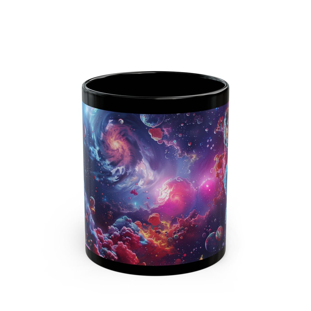 Colorful Cosmic Mug, Galaxy Universe Coffee Cup, Celestial Drinkware - Etsy