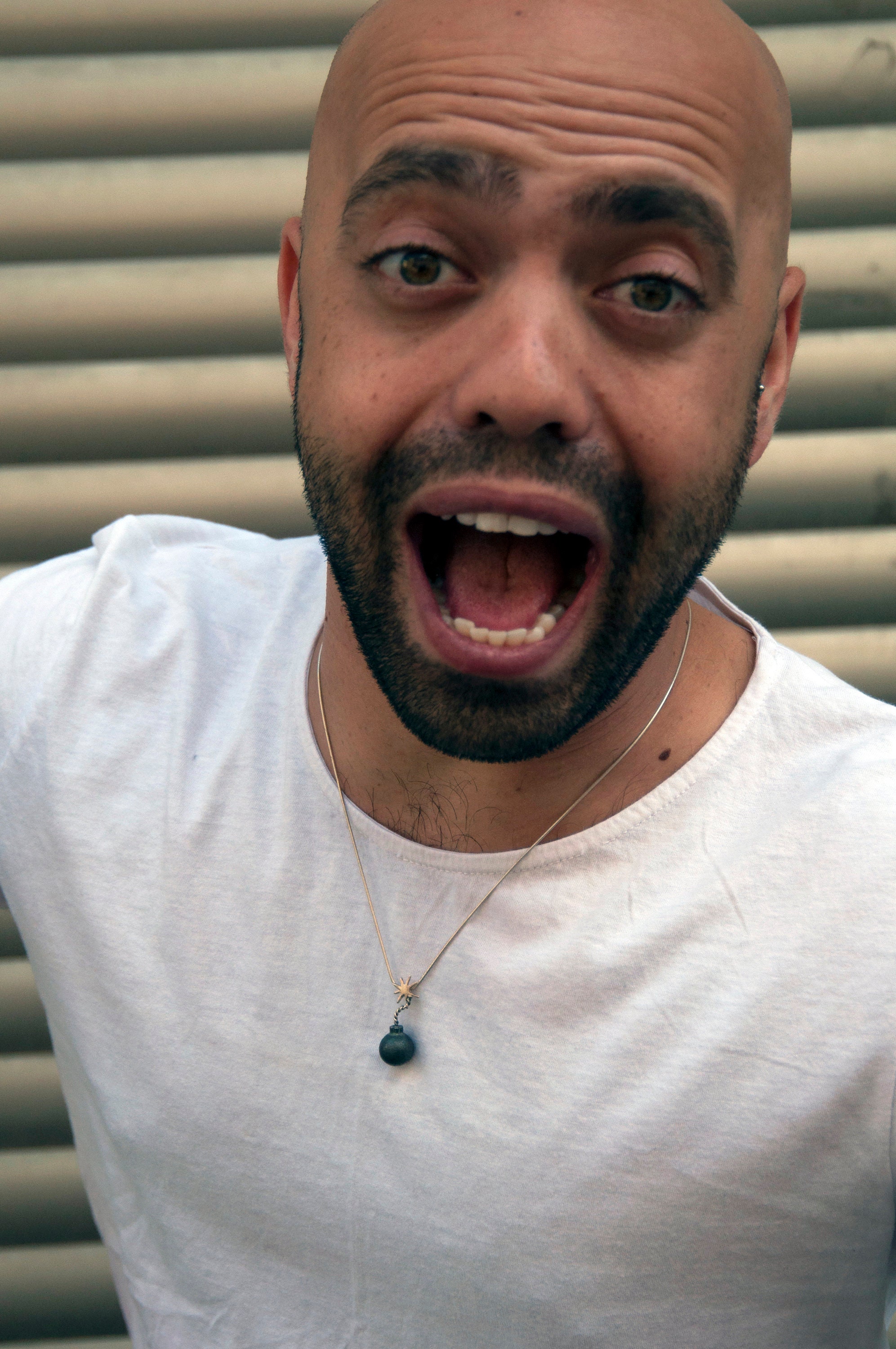 Bomb Pendant Necklace,blackened Silver Necklace, Hipster Jewelry ...