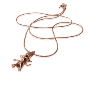 Gold Dwarf Pendant, 14K Gold Dwarf Charm,dwarf, 3D Dwarf Jewelry,garden ...