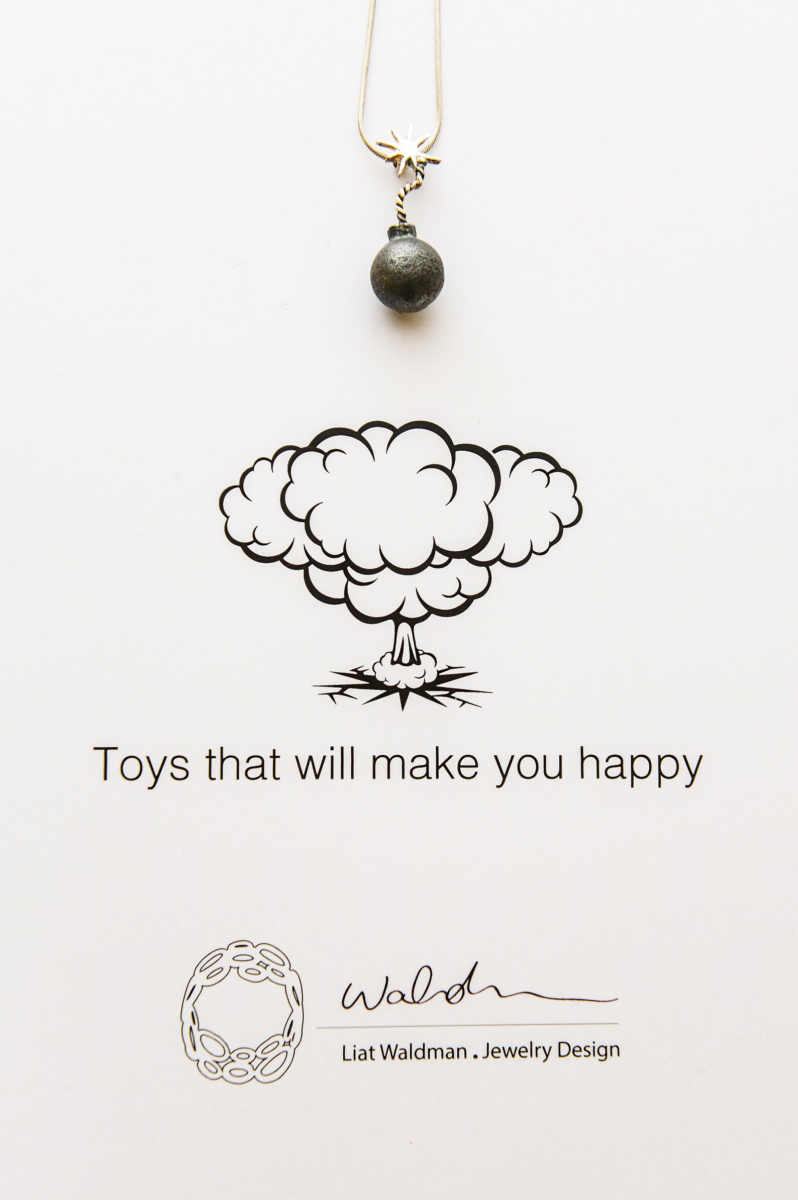 Bomb Pendant Necklace,blackened Silver Necklace, Hipster Jewelry ...