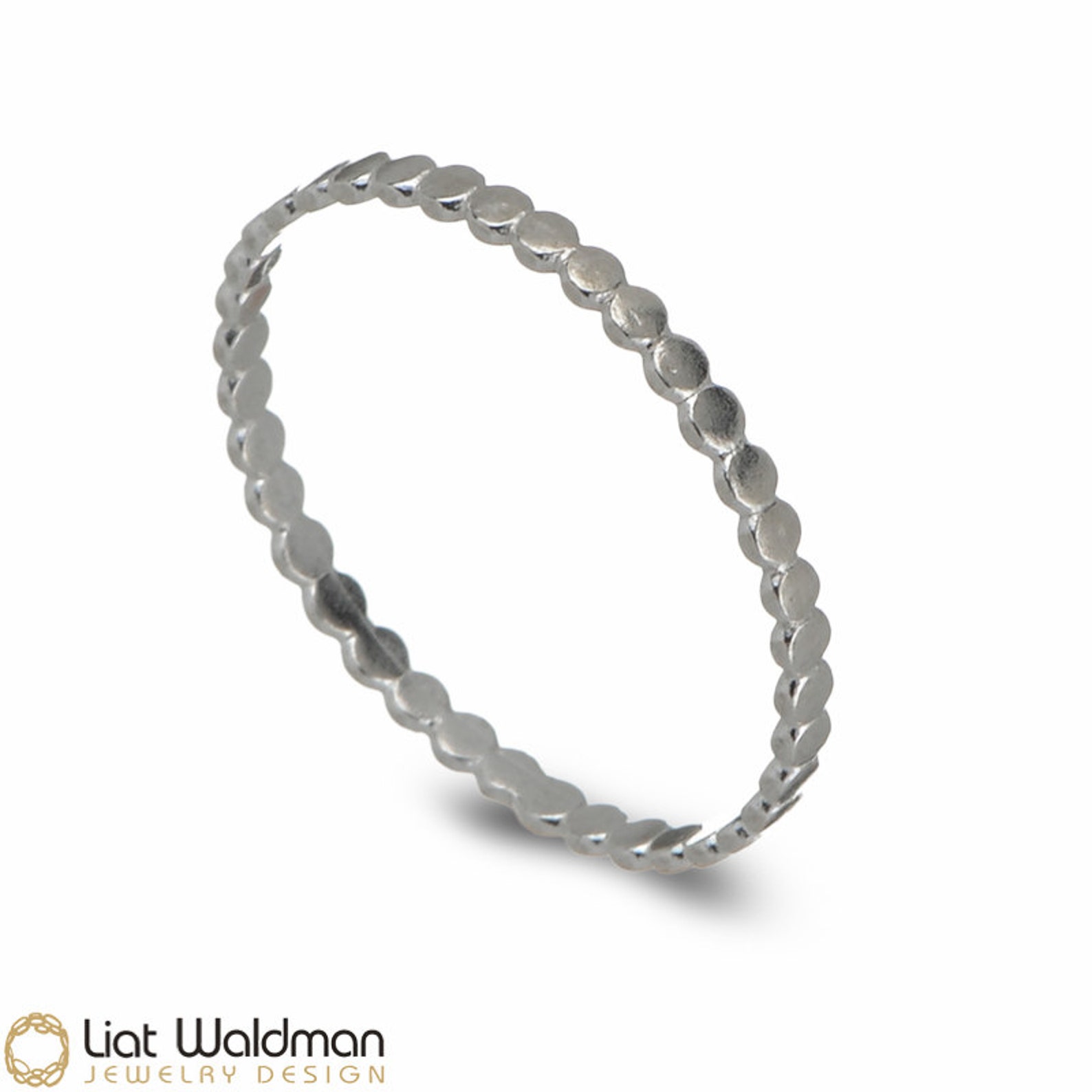 Circles Wedding Ring Sterling Silver Bead Rings Ball Wedding | Etsy