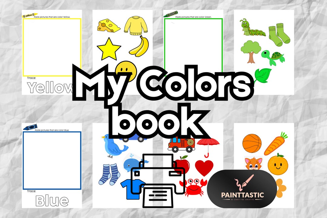 My Colors Book - Etsy