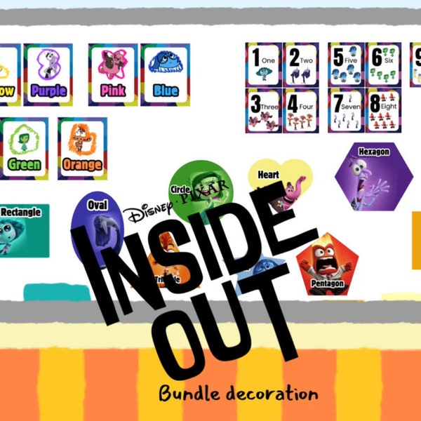 Inside Out Classroom Decoration - Etsy