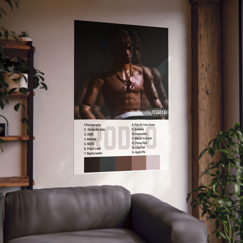 Travis Scott Rodeo Album Cover Poster - Etsy