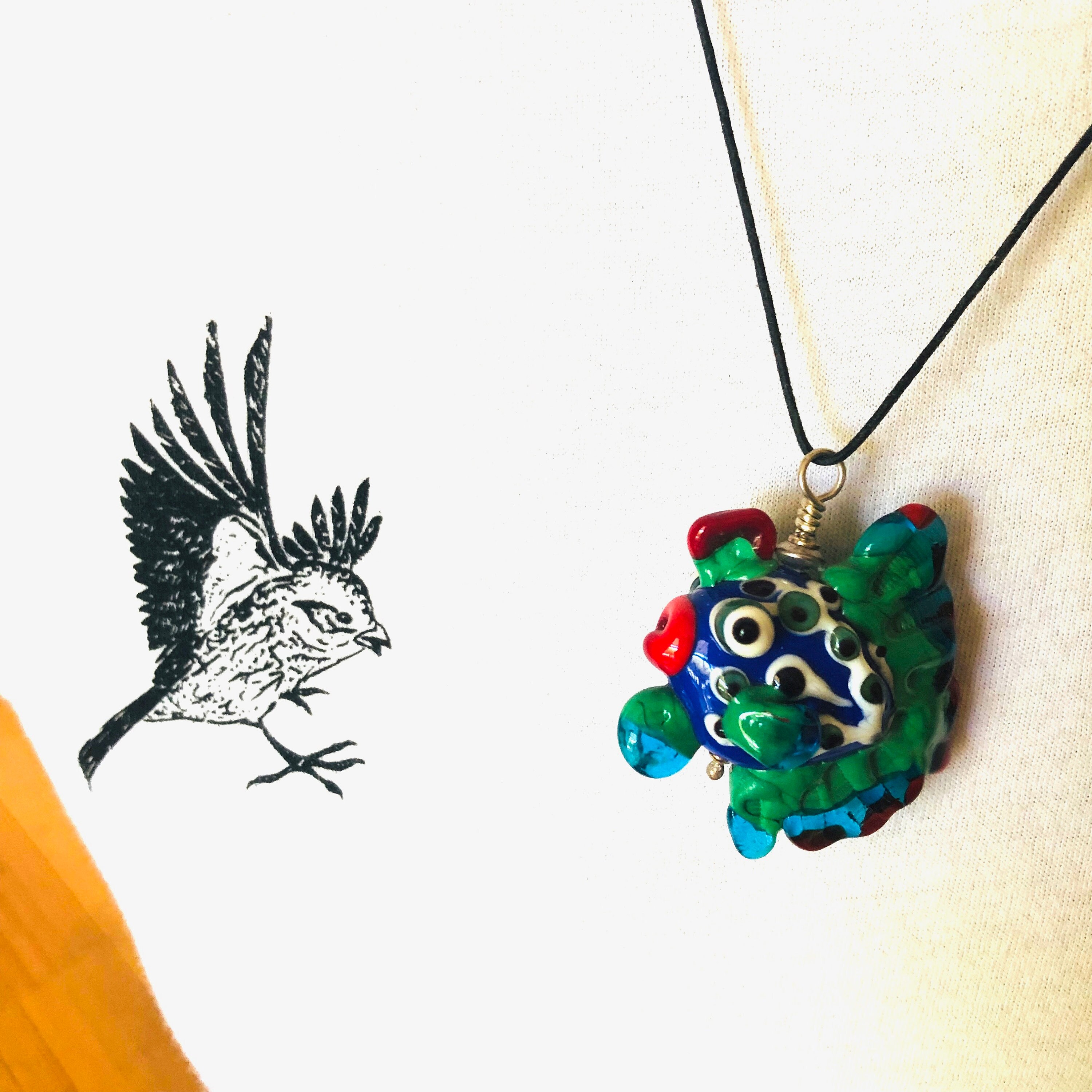 Large Fish Pendant by Kate Drew-wilkinson - Etsy