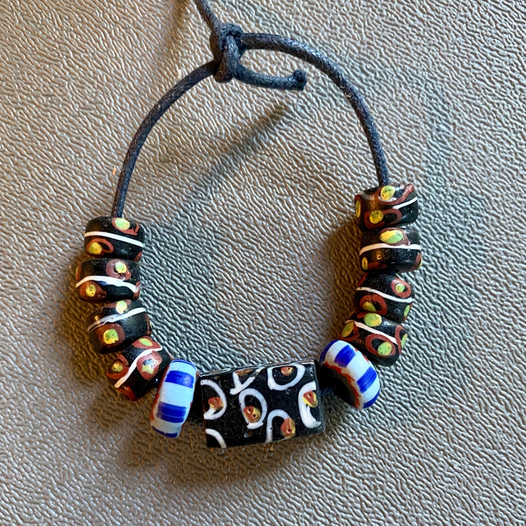 African Trade Bead Strand for Designers - Etsy