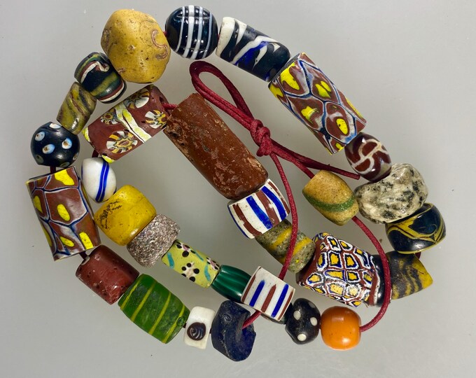 African Trade Bead Strand Destash #1 - Etsy