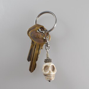 Skull Key Ring - Etsy