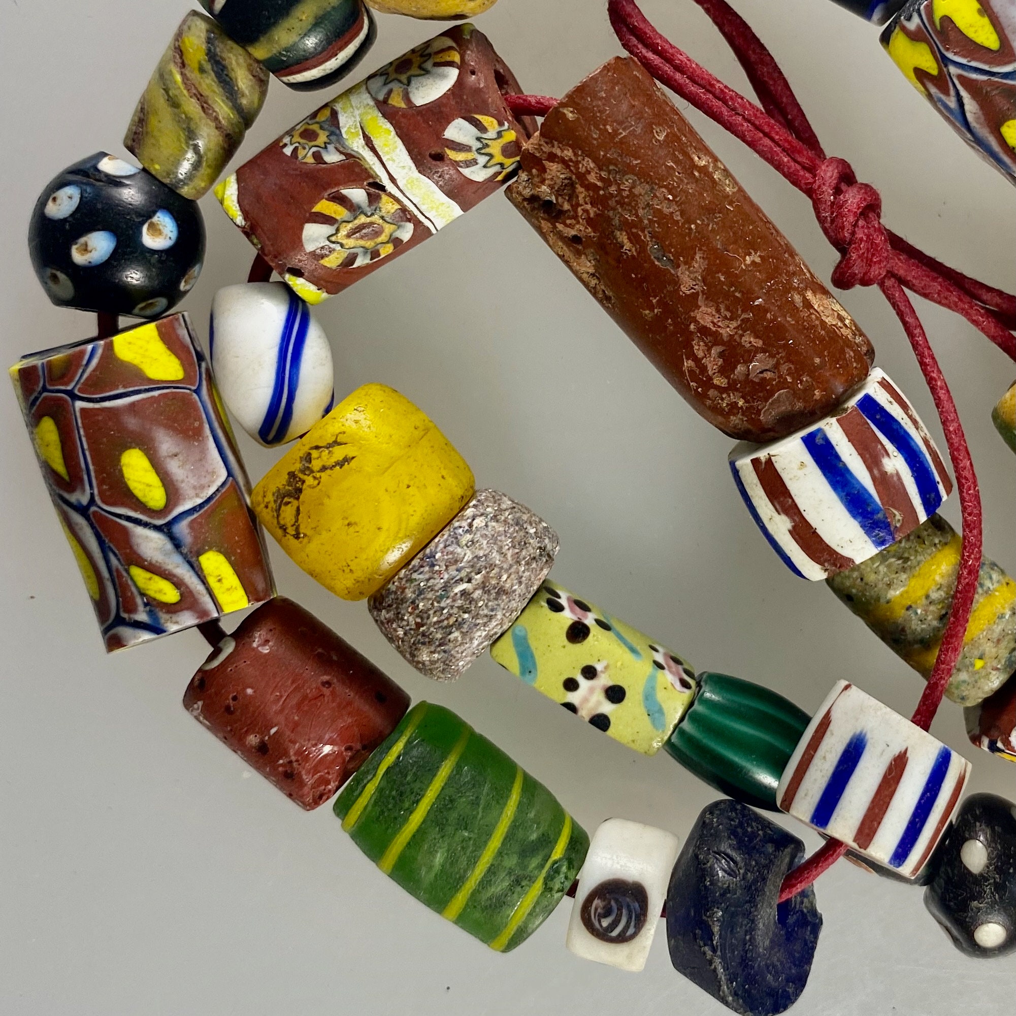 African Trade Bead Strand Destash 1 - Etsy