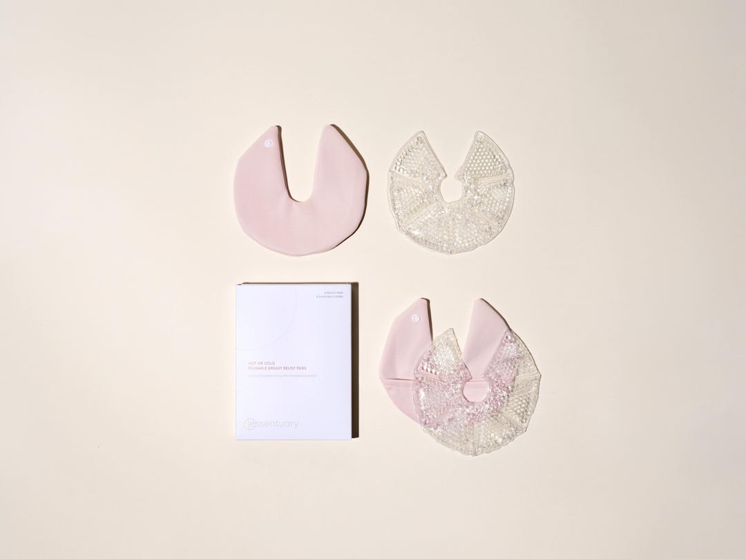 Breast Therapy Hot and Cold Compresses Reusable Postpartum Essentuary ...