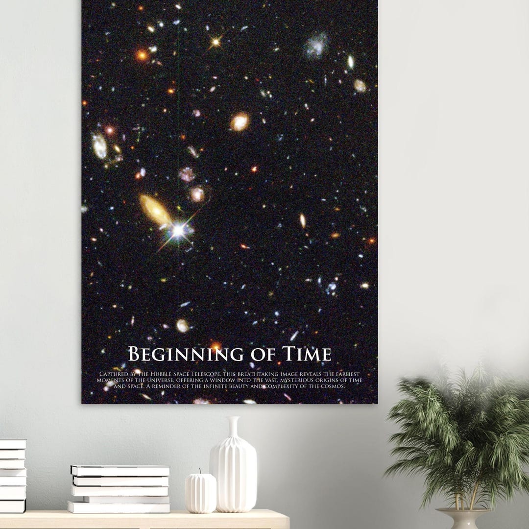 Beginning of Time: Stunning Hubble Space Telescope Print - Premium ...
