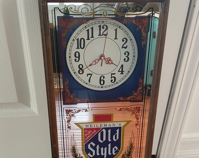 Heileman's Vintage "old Style" Clock. Perfect for Your Bar Pub or Man ...