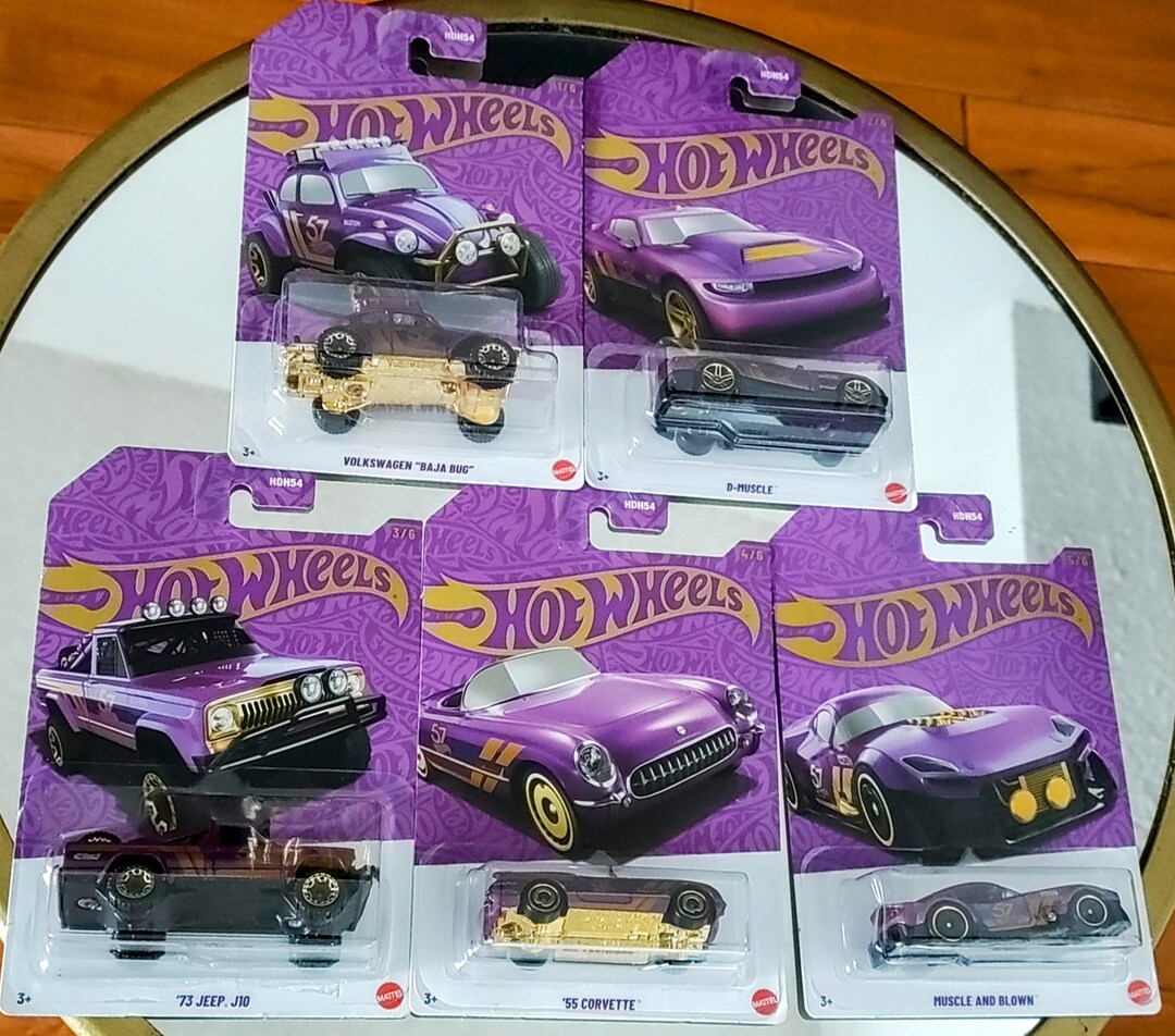 Hot Wheels Purple 57th Anniversary Set 5/6 2025 - Etsy