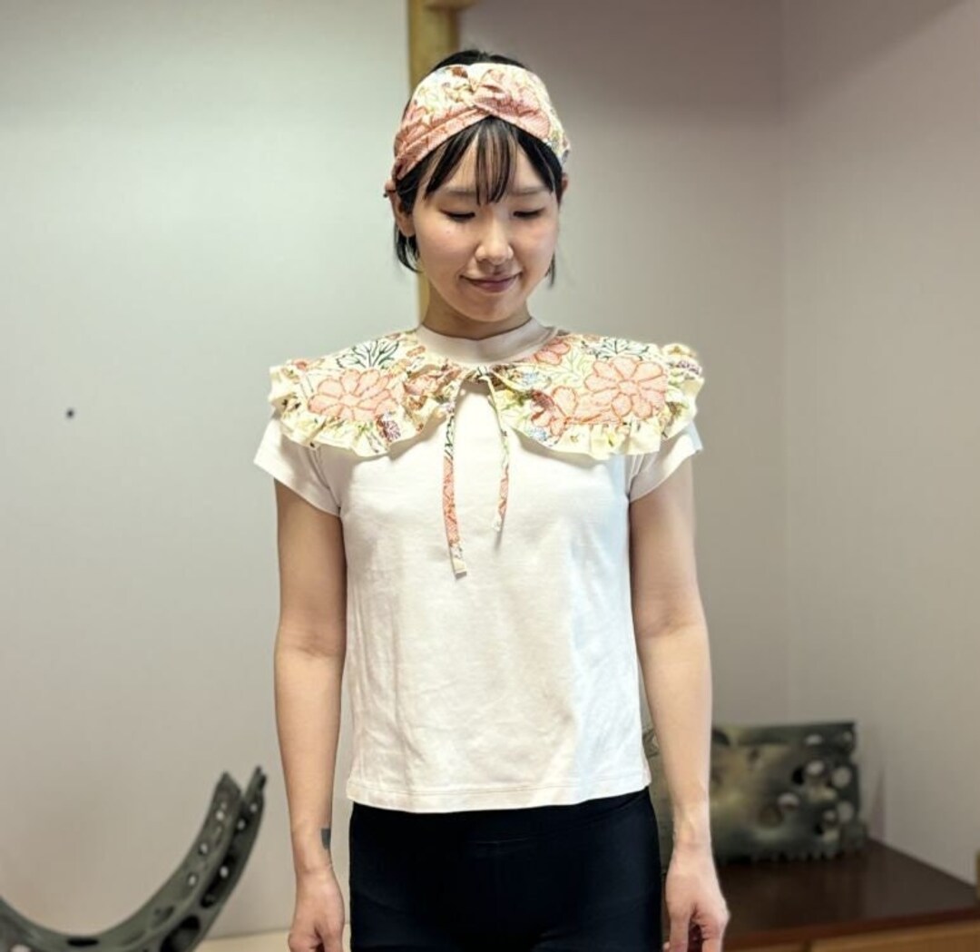 Japanese Kimono Remake Collar - Handmade - One of a Kind - Etsy