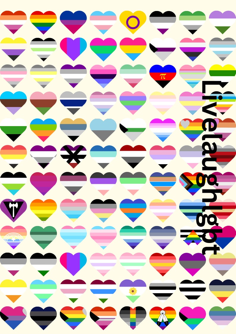 LGBTQ+ Pride Poster | All-inclusive Flags Design | Celebrate Diversity ...