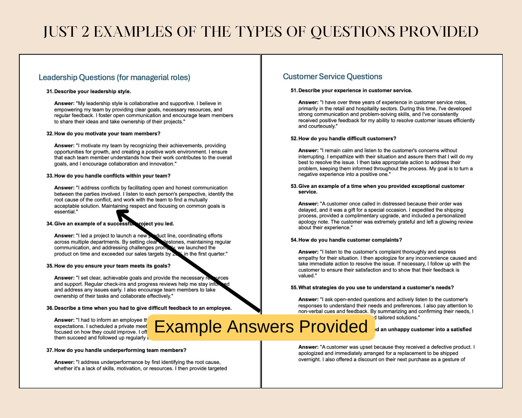 Professional Job Application & Interview Bundle, 100 Interview ...
