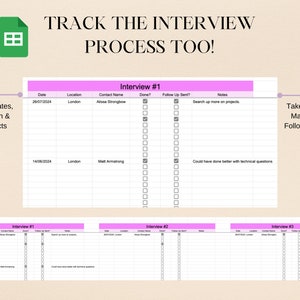 Ultimate Internship and Job Application Tracker Excel Template Job ...