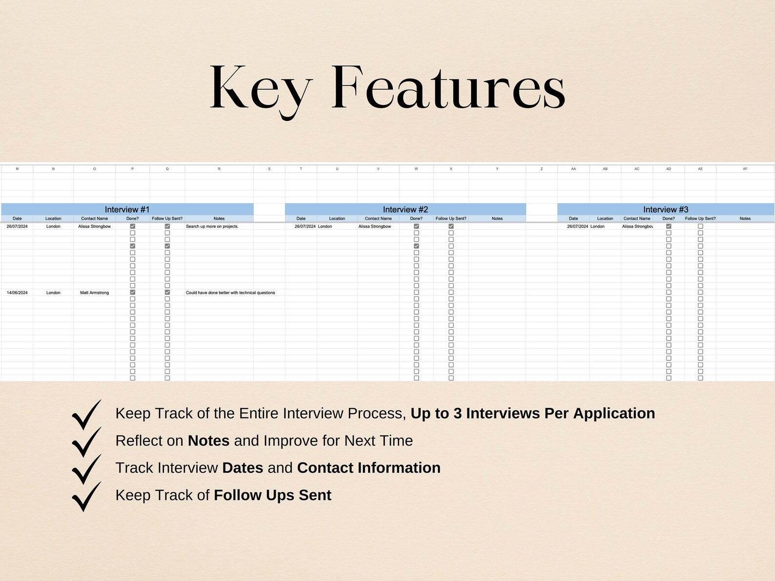 Ultimate Internship and Job Application Tracker | Google Sheets ...