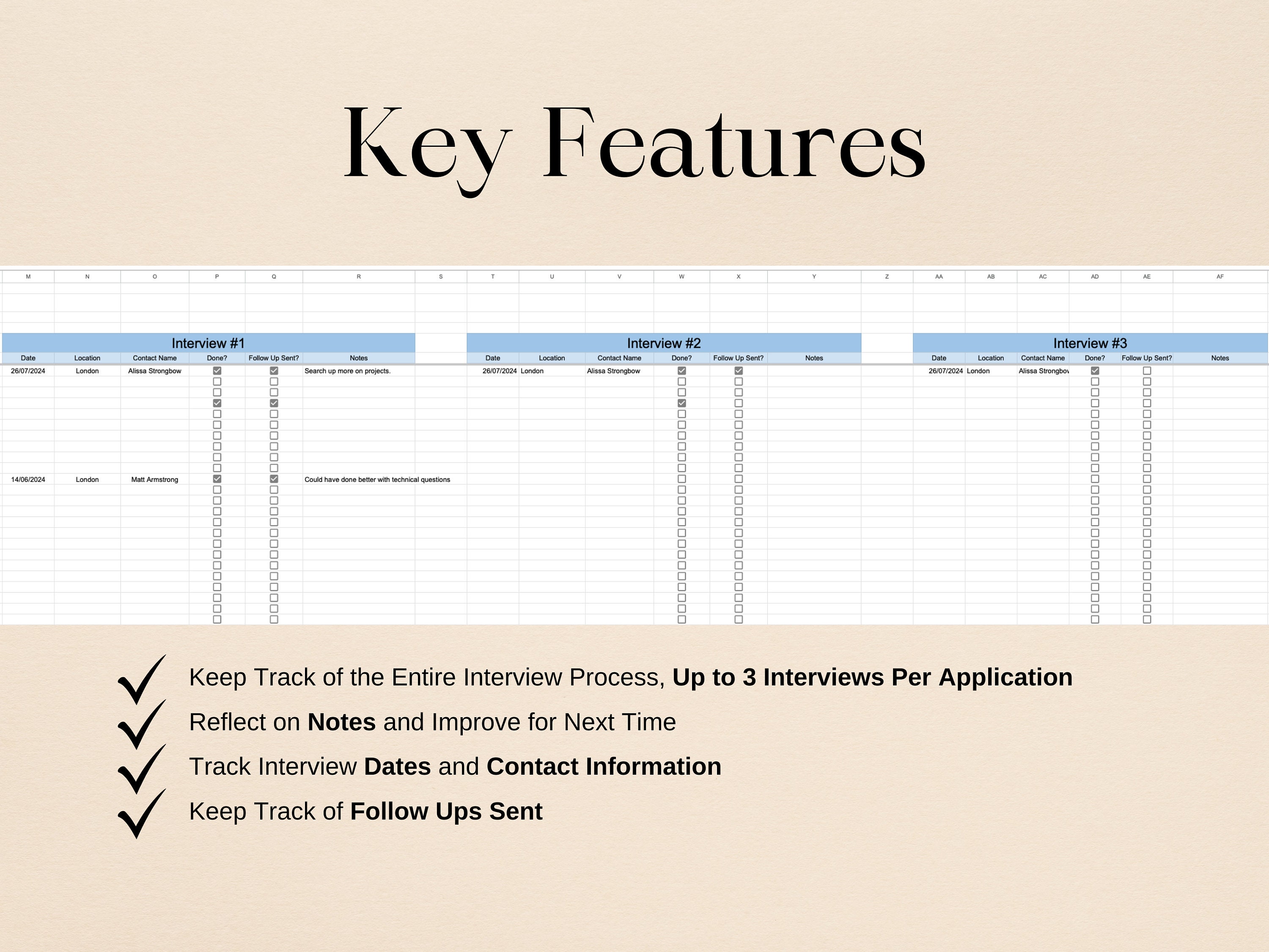 Ultimate Internship and Job Application Tracker | Google Sheets ...