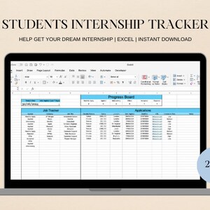 Ultimate Internship and Job Application Tracker | Excel Template | Job Planner | Interview ...