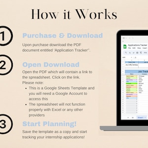 Ultimate Internship and Job Application Tracker | Google Sheets ...