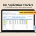 Job Application Tracker | Google Sheets | Job Planner | Interview and ...