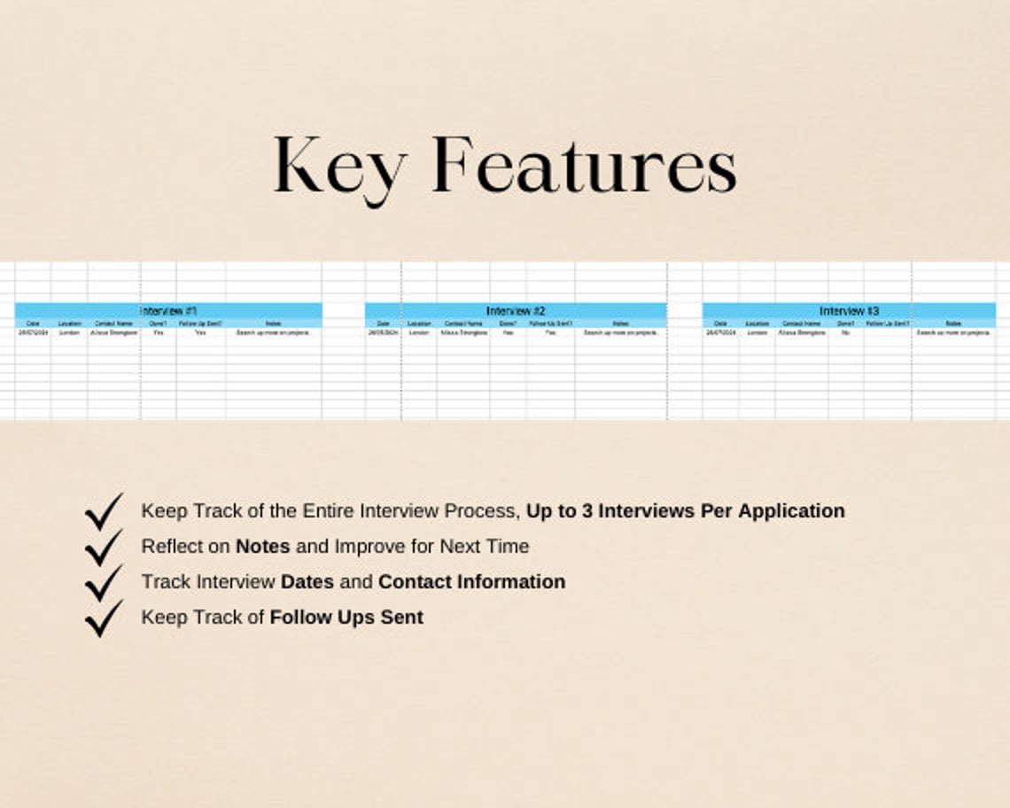 Ultimate Internship and Job Application Tracker | Excel Template | Job Planner | Interview ...