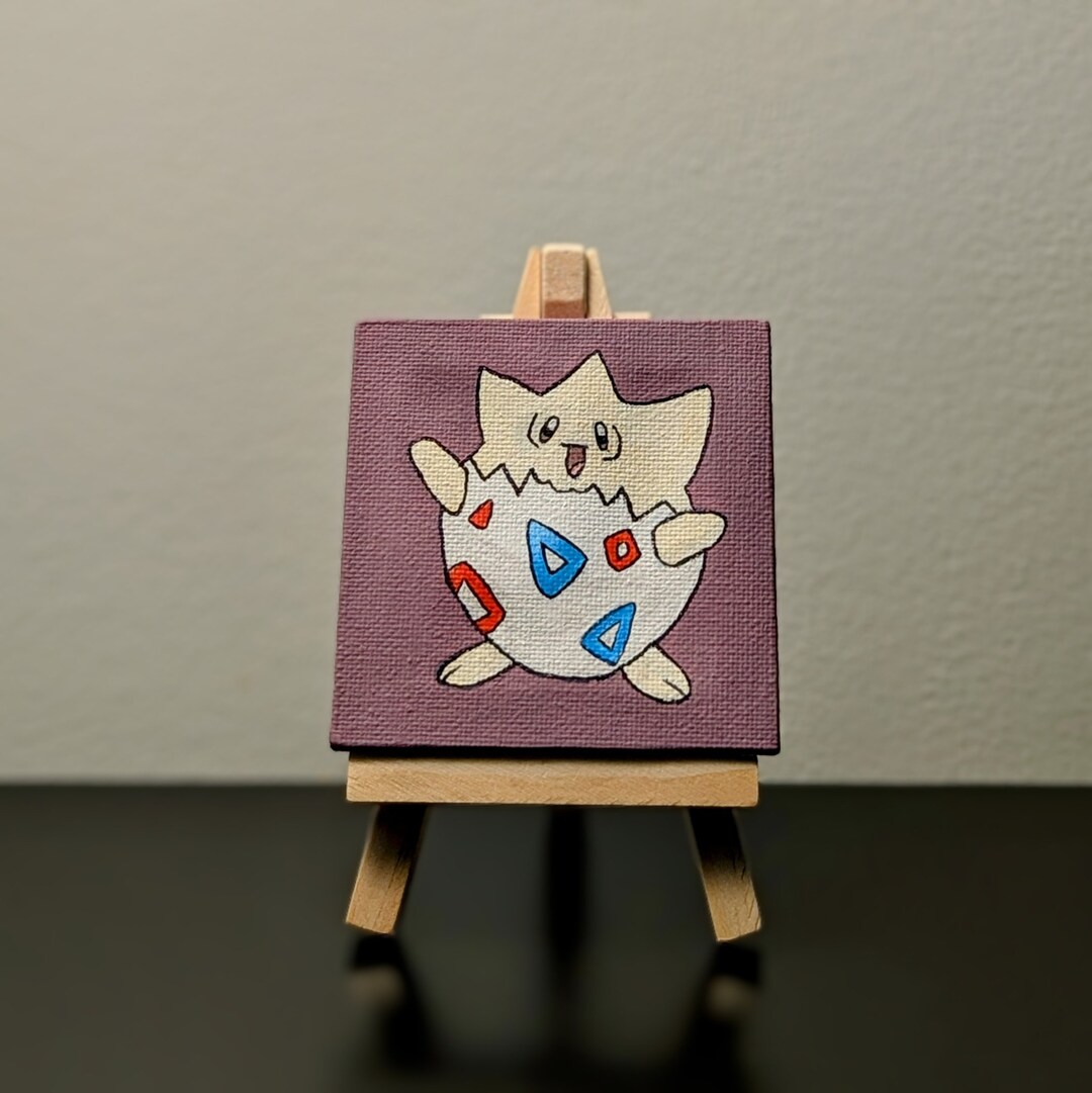 Custom Pokémon Inspired Mini Paintings - Etsy