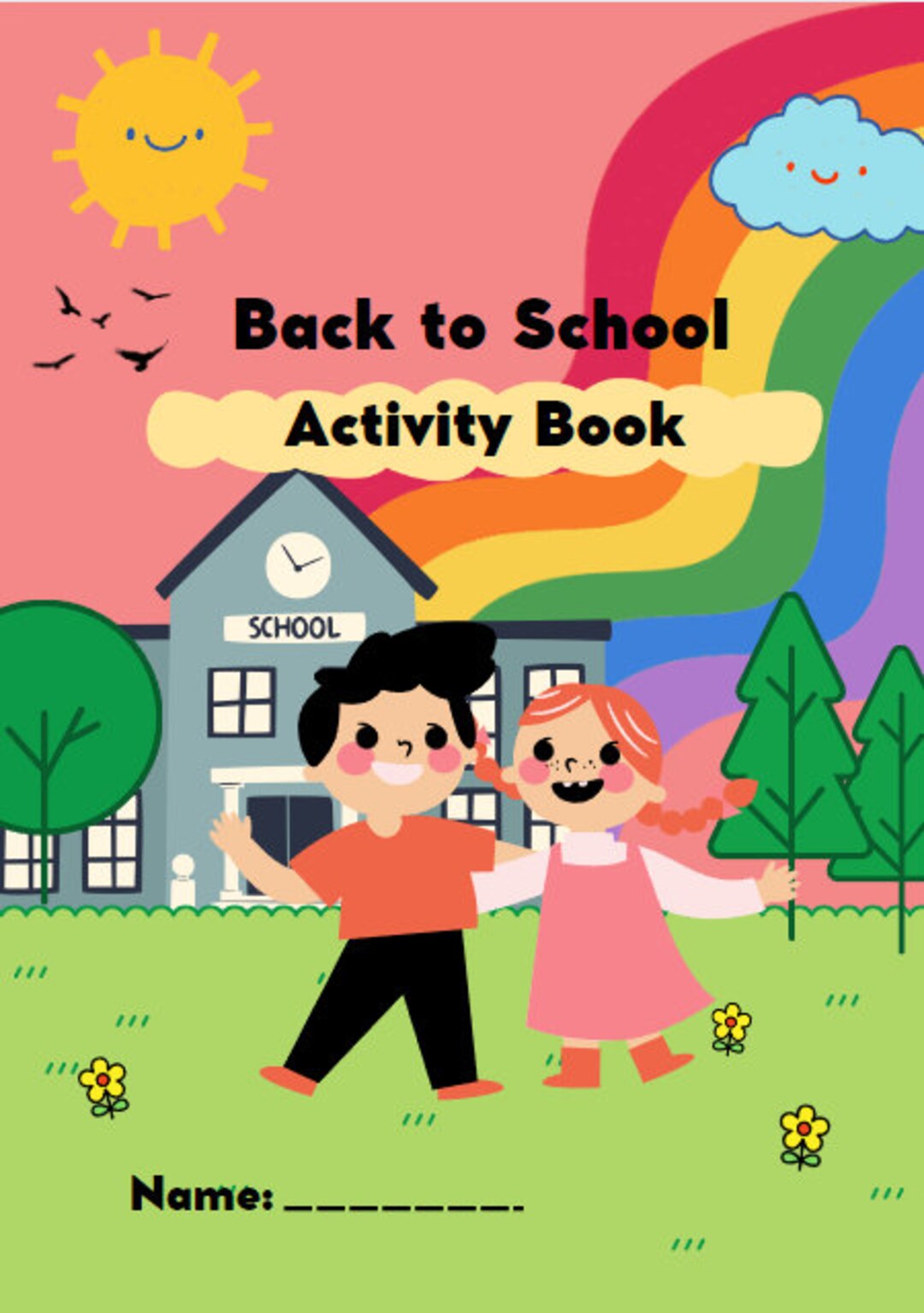 Back to School Activity Book - Etsy