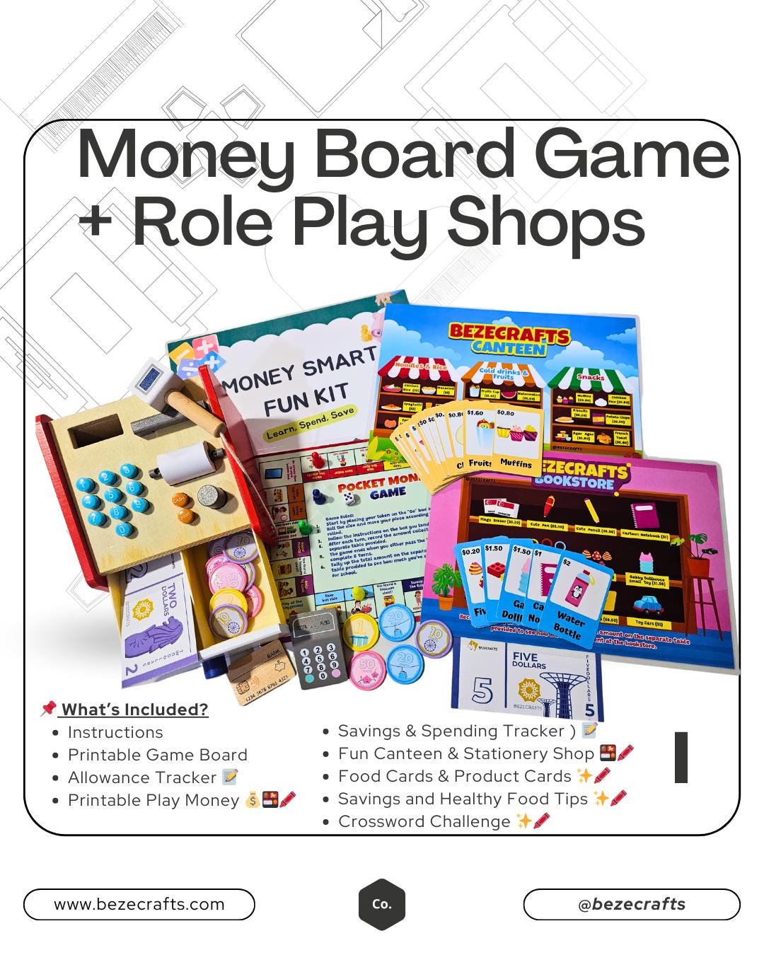 Printable Pocket Money Game for Kids (premium) – Financial Literacy ...