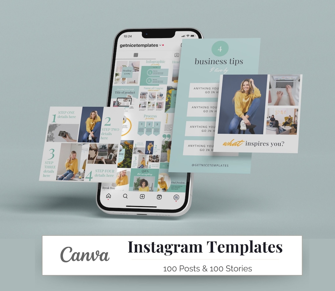 Instagram Templates, Canva Posts and Stories for Instagram- Madison ...