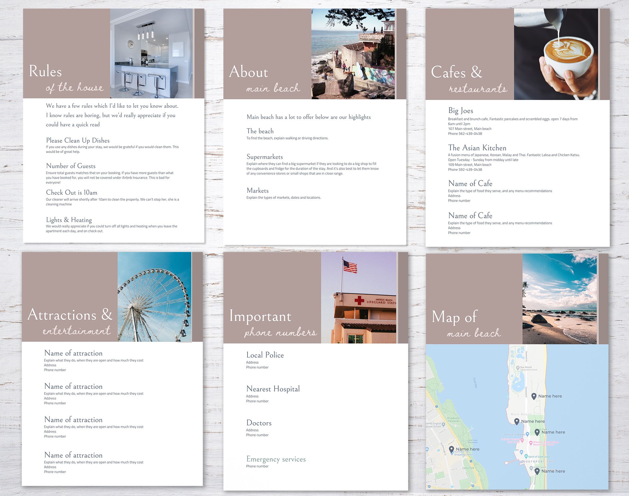 Airbnb Host Book & Posters Guestbook Welcome Pack - Etsy Australia