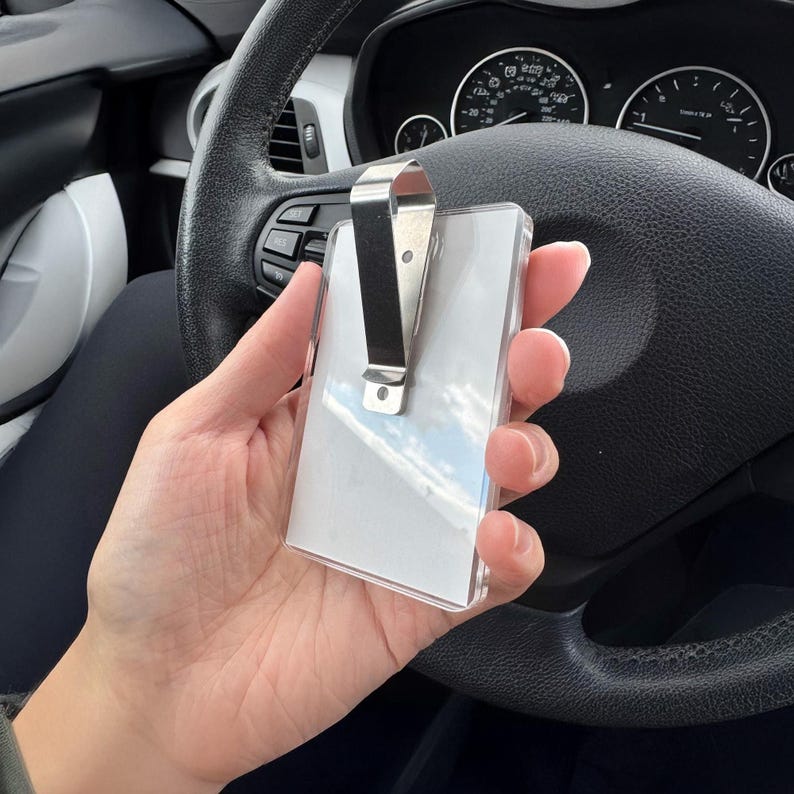 Personalized Photo Car Visor Clip, Father's Day Gift for Dad - Etsy