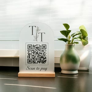 Personalized Business Leave a Review, QR Code Sign, Google Review, Mini ...