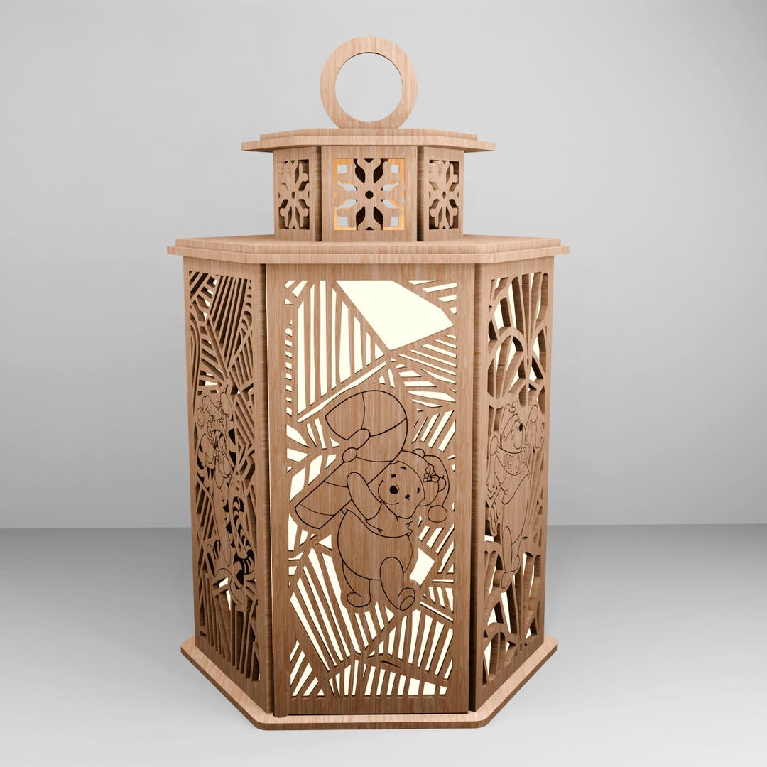 Christmas Lantern Laser Cut File, Christmas Nativity Scene Lantern Svg ...