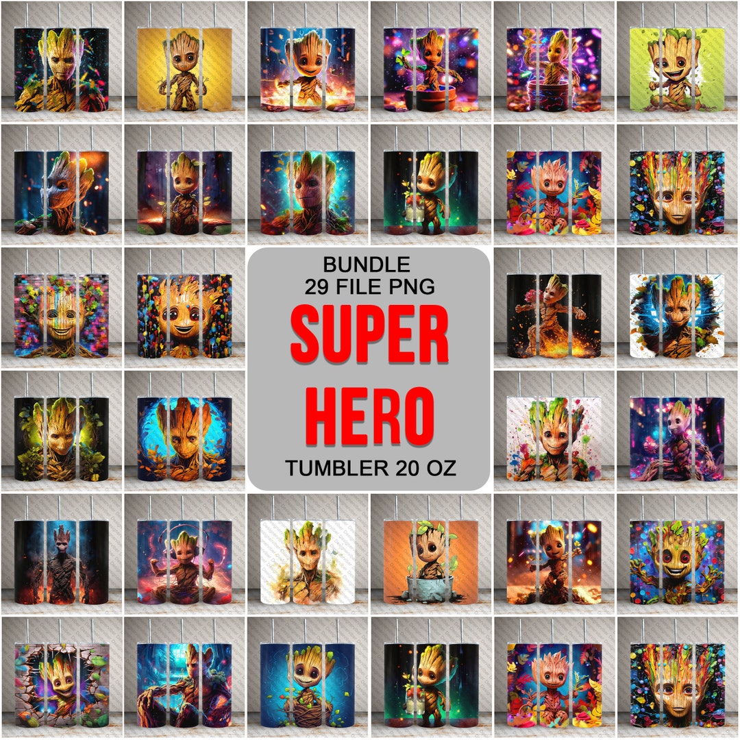 Marvel Heroes Sublimation Wrap 20 OZ - Etsy