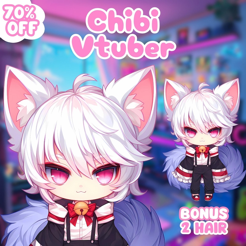 Vtuber Chibi - Etsy