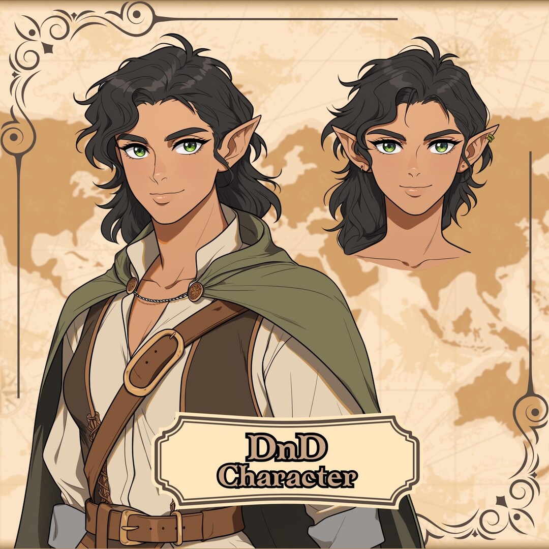 Custom DND Character, DND, Dnd Character, Fantasy Character Commission ...