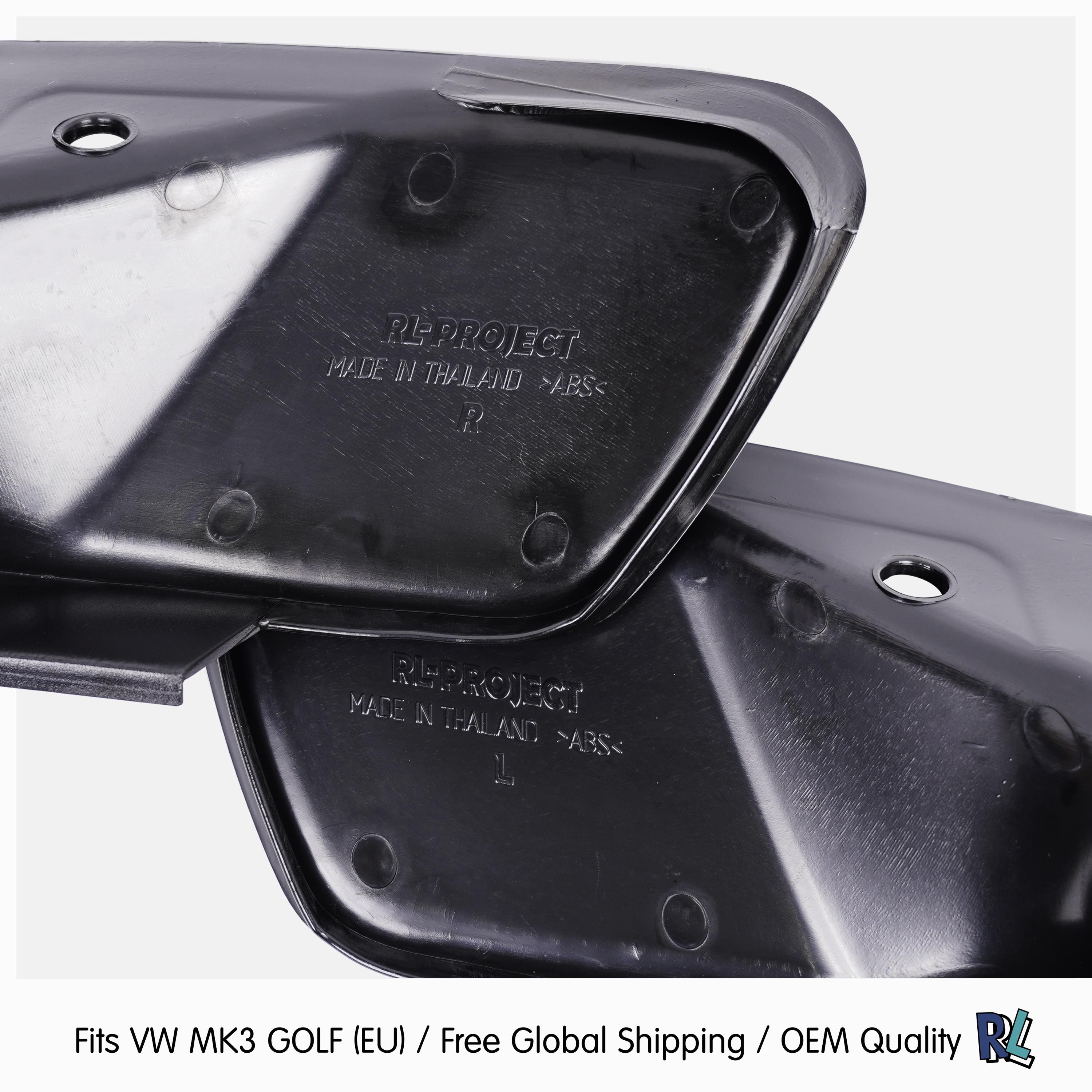 VW MK3 Golf Euro Bumper Grilles: Indicator, Reflector, Air Intake - 6 ...