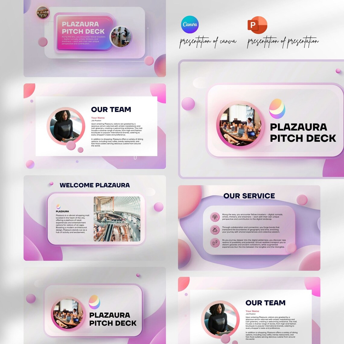 CUSTOM PITCH DECK, Pitch Deck, Pitch Deck Presentation, Presentation ...