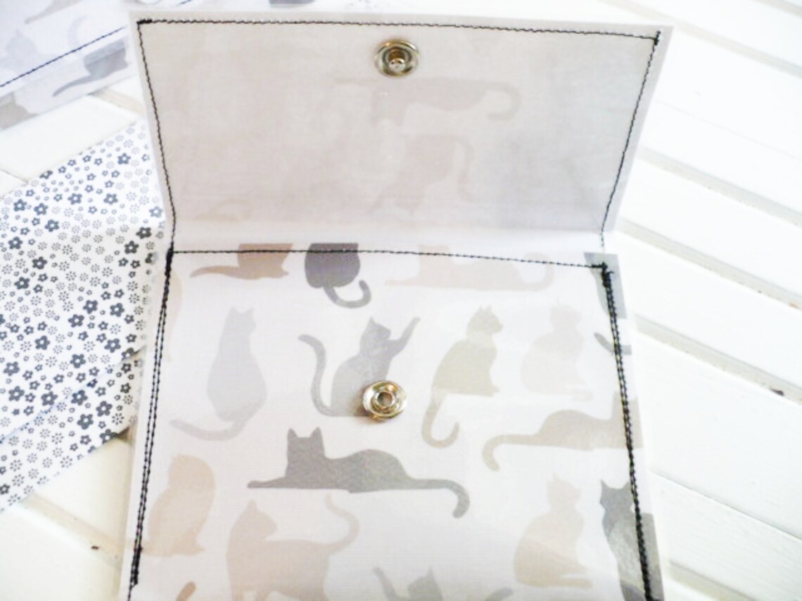 Large Cat Wallet for Women and Cat Coin Purse Credit Card Holder ...