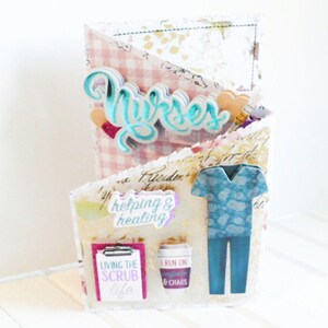 Handmade Nurses Card for Women RN and LPN Anniversary or Graduation ...