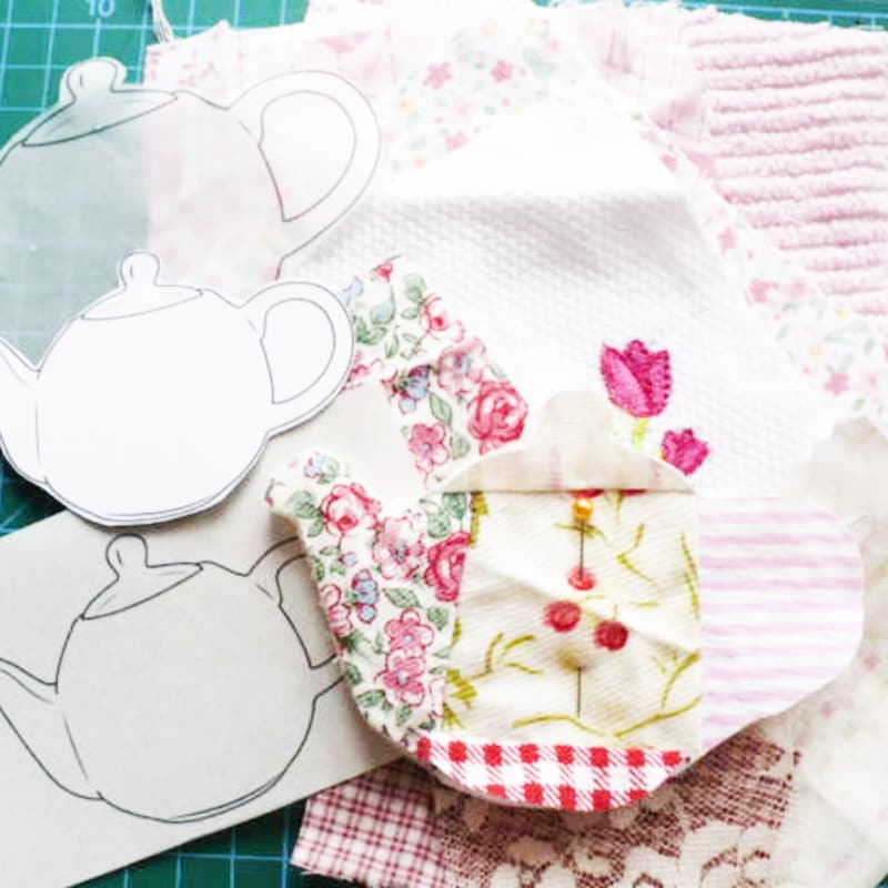 Teapot Applique Design - Etsy