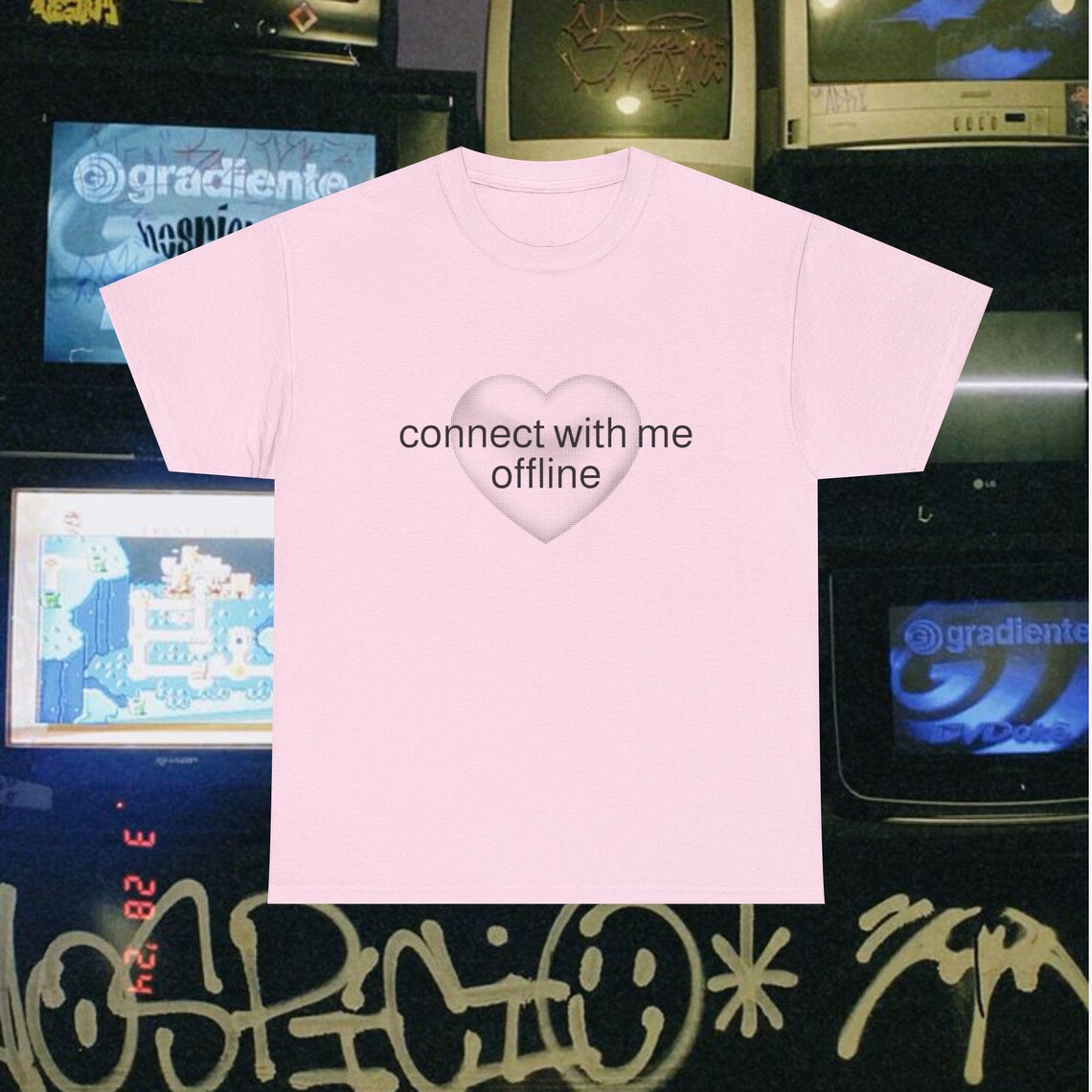Heart Graphic T-shirt, Funny Meme Y2K Opium Streetwear, Emo Y2k Tee ...