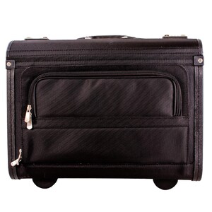 New Executive Faux Leather Flight Pilot Case Business Laptop Travel ...